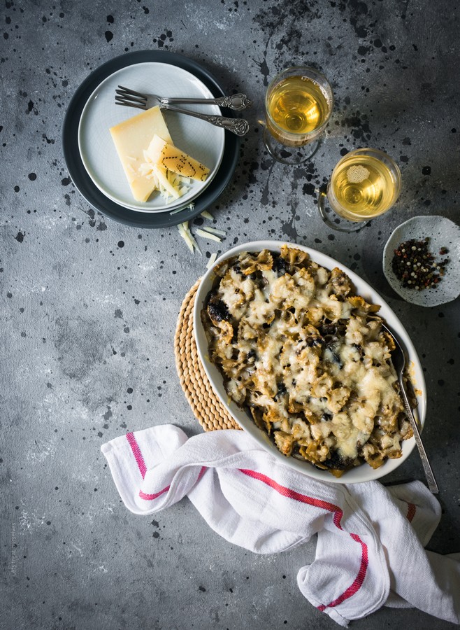 Φαρφάλες με μανιτάρια στο φούρνο | Συνταγές | Food Photography | Let's ...