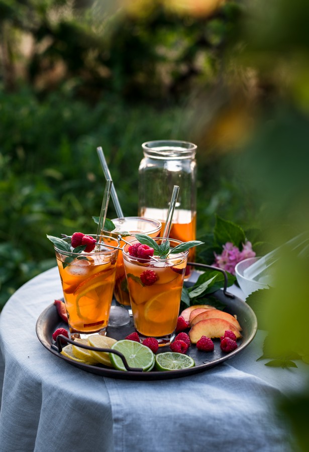 Cold brew iced tea-Παγωμένο τσάι με φρέσκα φρούτα | Συνταγές | Food ...
